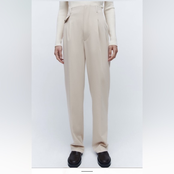 Zara | Pants & Jumpsuits | Zara Pleated Menswear Style Pants | Poshmark